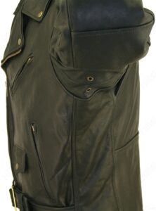 Men’s Basic Biker Jacket. – Save Your Hide Leather