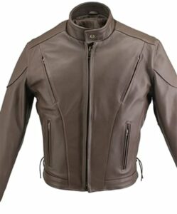 Men’s Vented Leather Jacket – Save Your Hide Leather