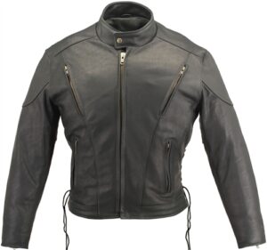 Men’s Vented Leather Jacket – Save Your Hide Leather