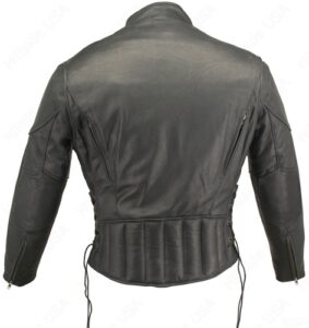 Men’s Vented Leather Jacket – Save Your Hide Leather