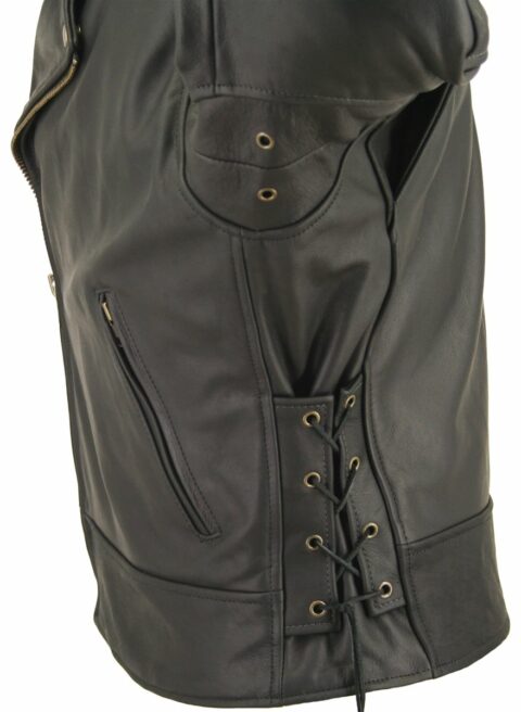 Men’s Beltless Biker Leather Jacket – Save Your Hide Leather